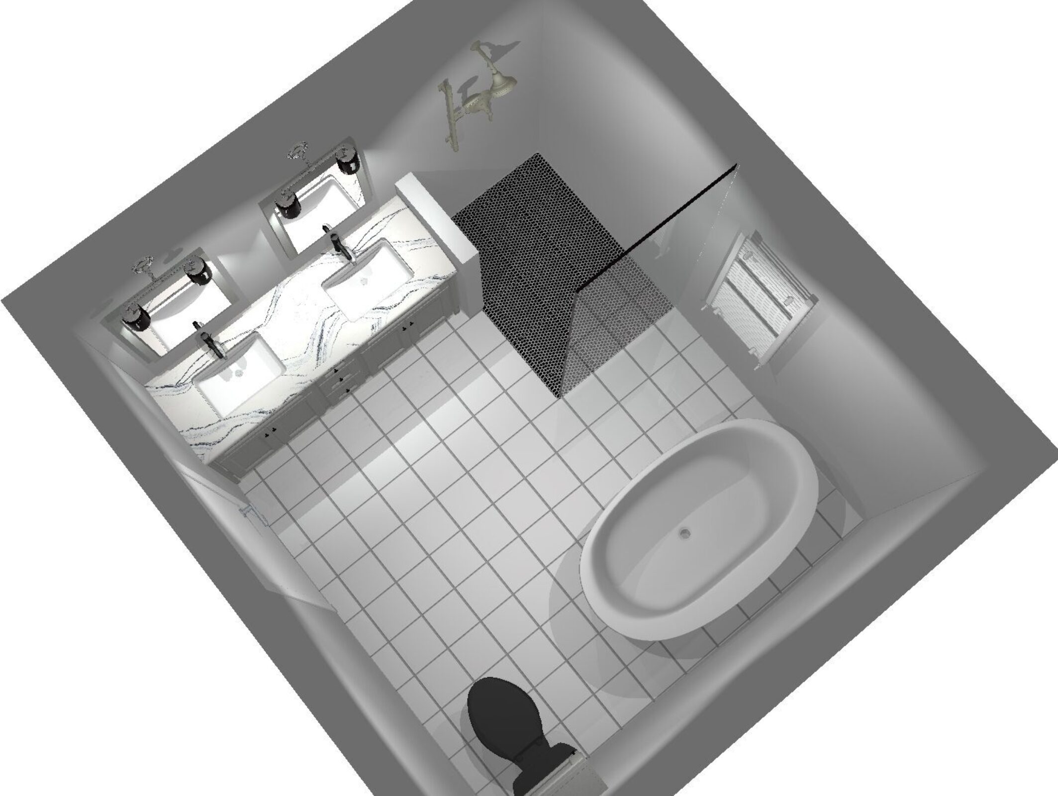 Hickorywood Bathroom | Martens Plumbing & Heating, Inc.